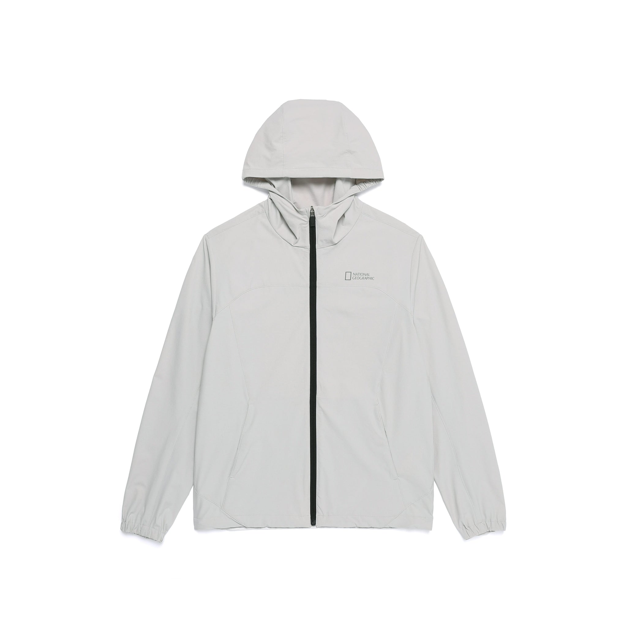 BELI JAKET Nat Geo BEID LIGHTWEIGHT HOODED ZIP-UP JACKET GREY