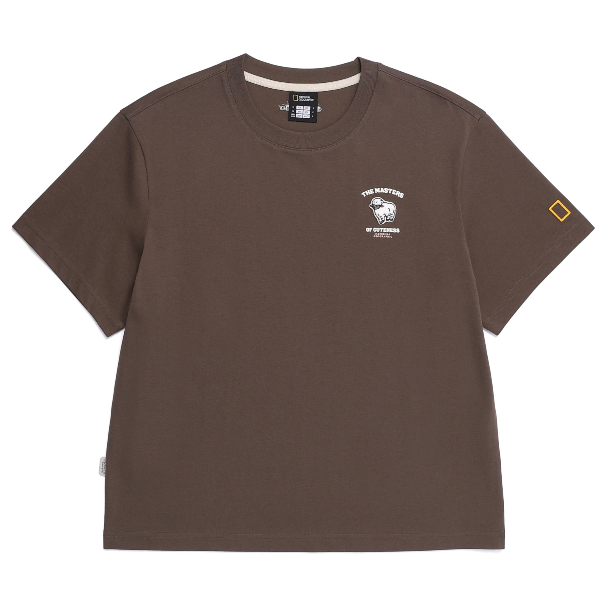 BUY Nat Geo T-Shirt WOMEN ANIMAL WAPPEN T-SHIRTS BROWN