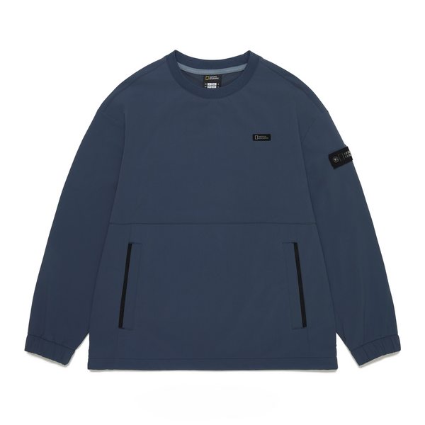 BELI SWEATER Nat Geo KIDS ADVENTURE MANATEE WOVEN SWEATSHIRT GRAY NAVY