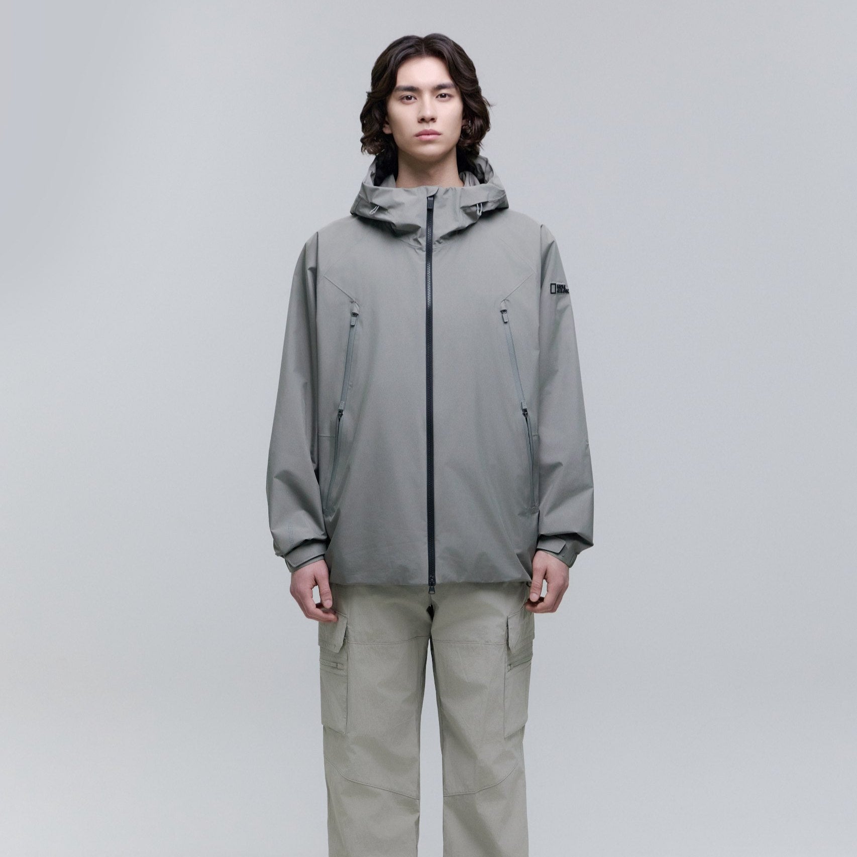 BUY Nat Geo Jacket ATLAS GORE-TEX WATERPROOF JACKET MOURNING GREY